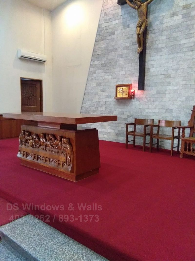 Red Carpet Roll for Church Altar and Central Aisles