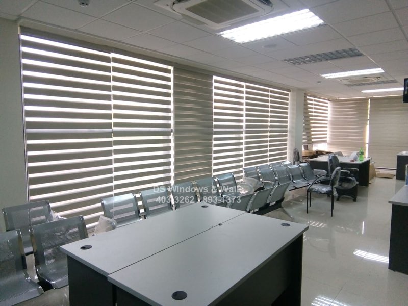 Combi Blinds for All-Glass Establishment : Quezon Installation